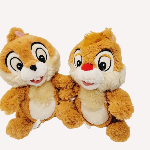 Disney | Toys | 2 Walt Disney Parks Exclusive Chip Dale Chipmunk Plush ...